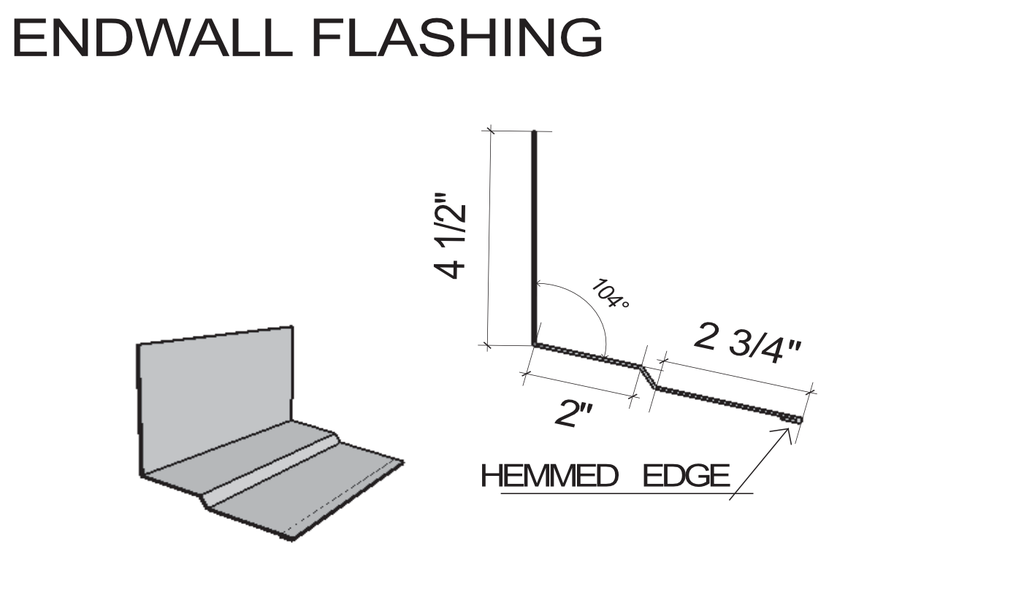 EWF Endwall Flashing | Legacy Metals