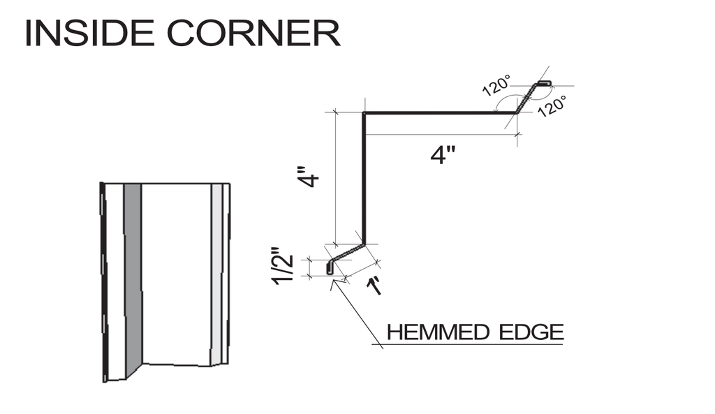 IC Inside Corner | Legacy Metals